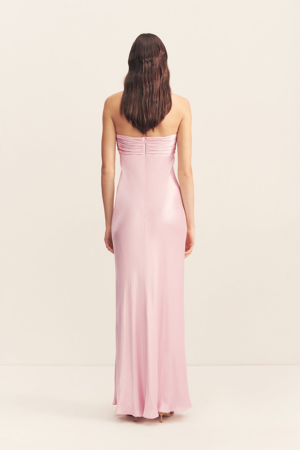 La Lune Strapless Ruched Bodice Maxi Dress | Blossom | Dresses | Shona Joy