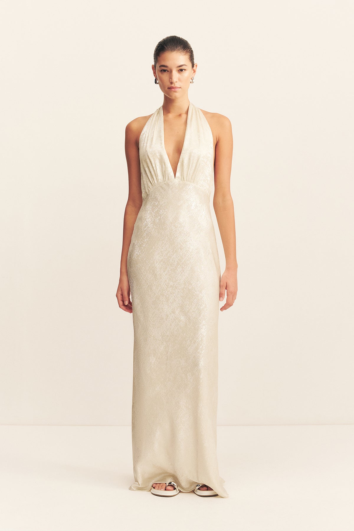 Calder Halter Neck Maxi Dress | Bubbly | Dresses | Shona Joy