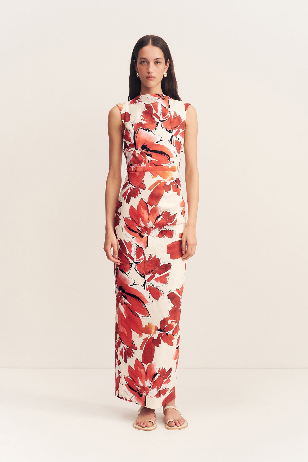 Ember Draped Maxi Dress | Blooming Blossom | Dresses | Shona Joy