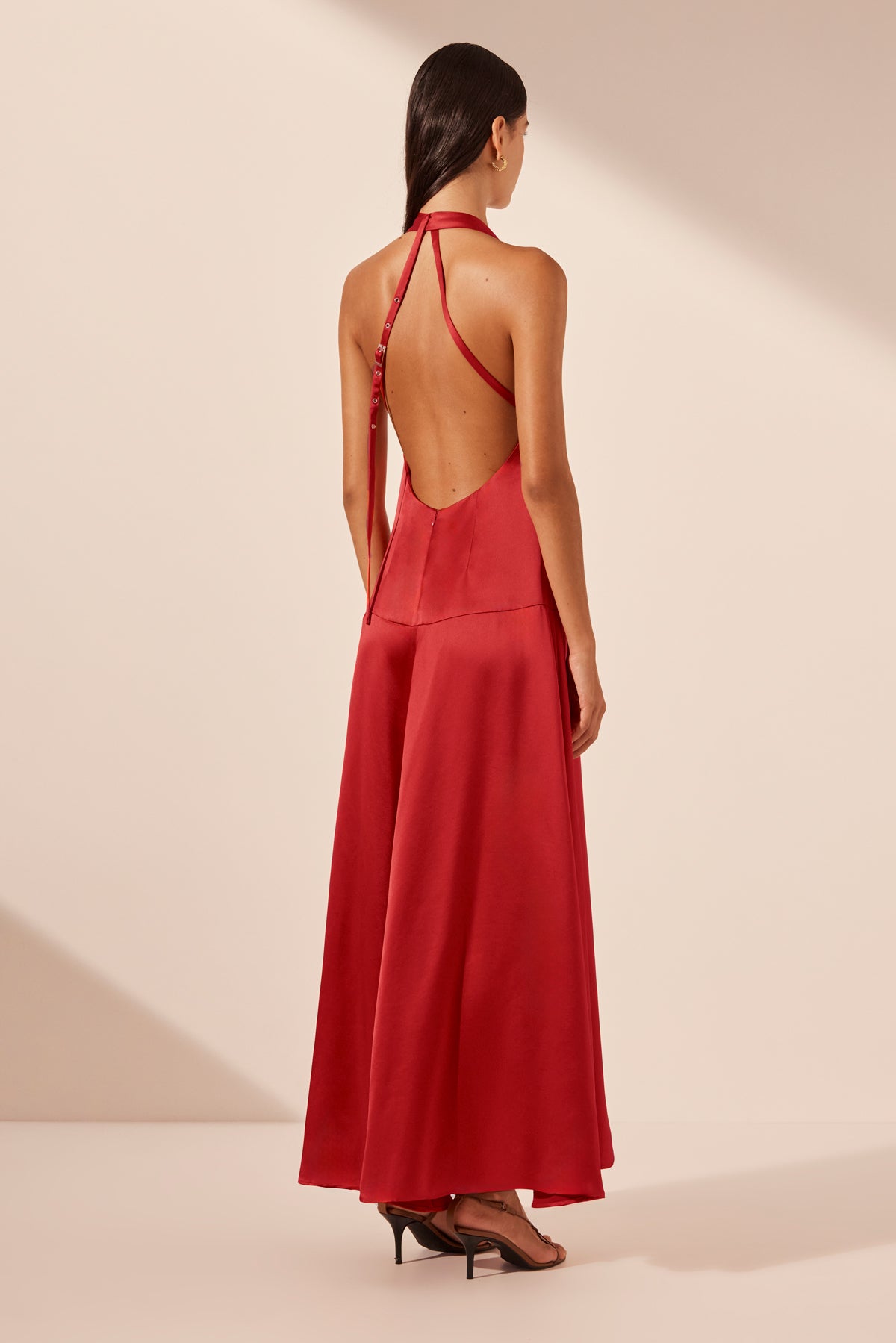 Savanna Halter Open Back Maxi Dress | Chilli | Dresses | Shona Joy